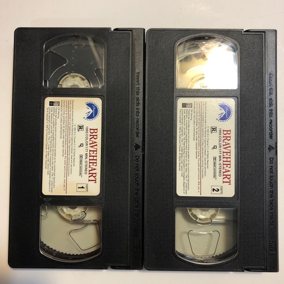 Paramount | Media | Braveheart Vhs 996 2tape Set | Poshmark